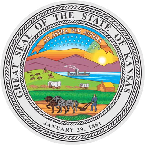 The Apostille Co Kansas State Seal Logo Vector