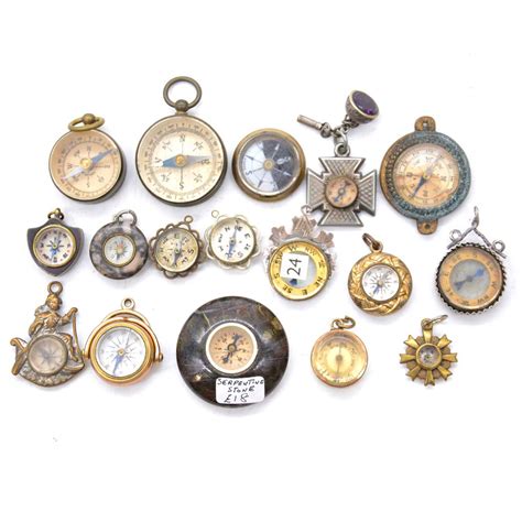 Lot 222 Collection Of Miniature Compass