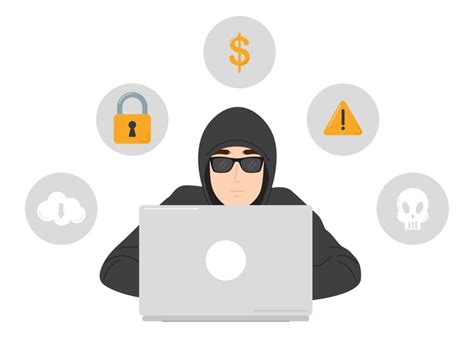 Premium Vector Computer Hacker Cracker Vector Illustration