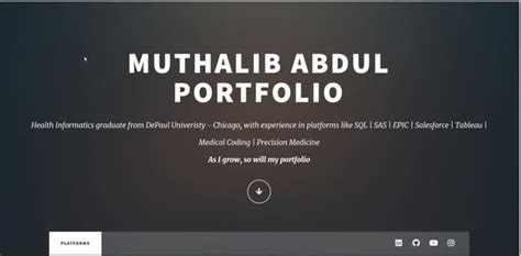 Muthalib Abdul Bds Mshi On Linkedin Tableau Sql Project Github
