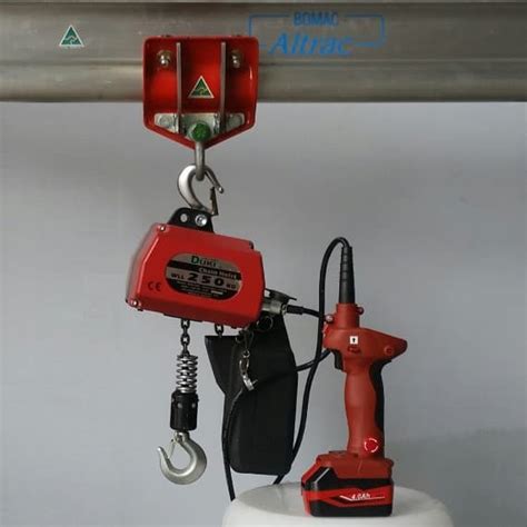 Novel Battery Powered Chain Block Hoist Arrives In Australia Industry