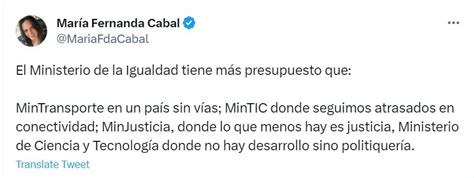 Francia Márquez salió a defender los altos costos del Ministerio de la