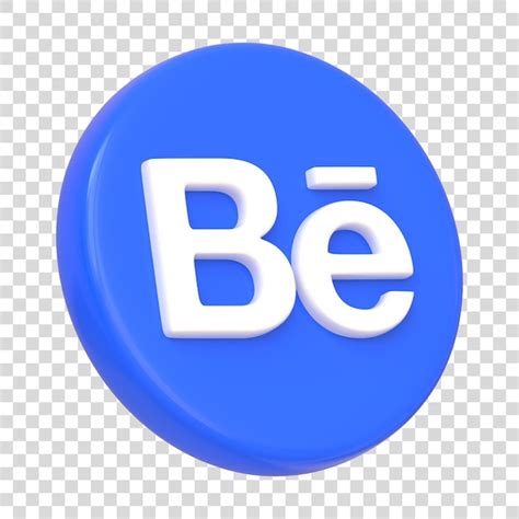 Icône Behance Isolée Sur Fond Blanc Soyez Logotype De Lettre
