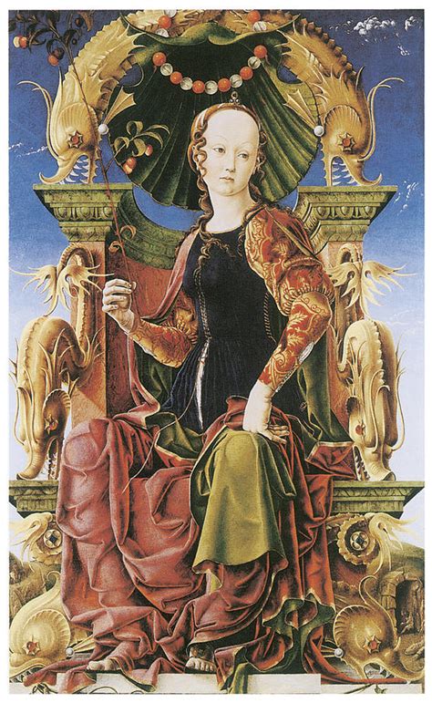 Allegorical Figure Painting By Cosimo Tura Pixels
