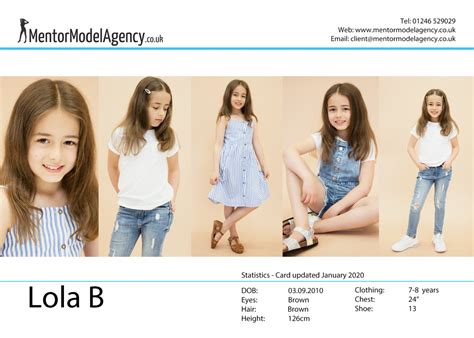 Lola B Mentor Model Agency Sheffield