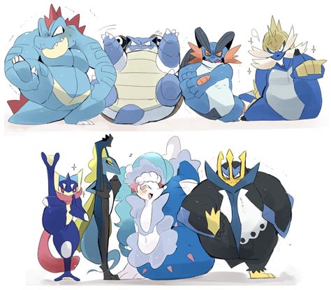 Safebooru Blastoise Empoleon Feraligatr Gen 1 Pokemon Gen 2 Pokemon
