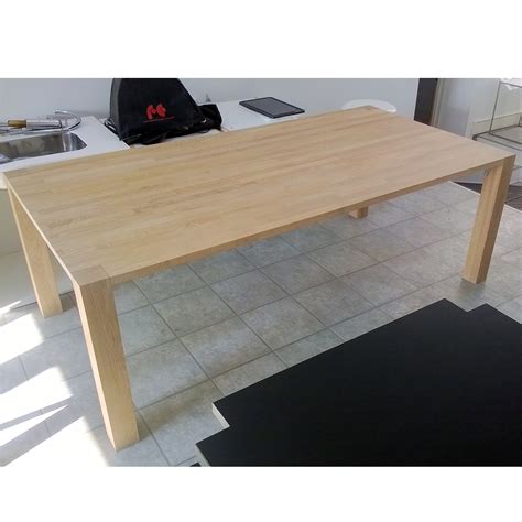 Solgt Spisebord Massivt Egetræ 212 X 106 X 74cm Solgt