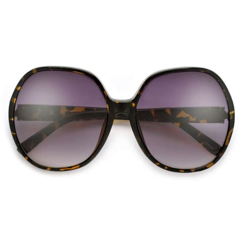 Oversize 62mm Womens Round Fashion Sunglasses Sunglass Spot