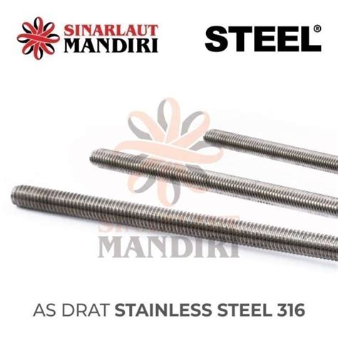 Jual Asdrat Stainless Steel 316 Long Drat As Drat Ss 316 3m M22