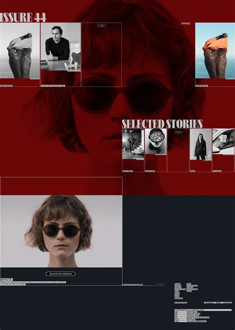 Кейс проектирование дизайна сайта каталога статей Behance