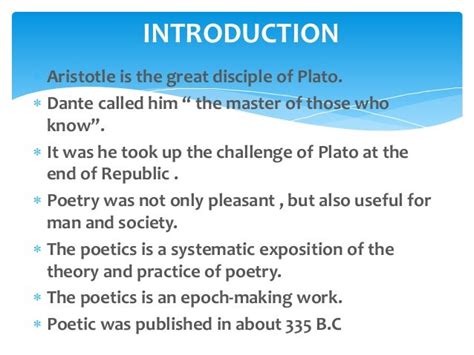 Aristotles Poetics