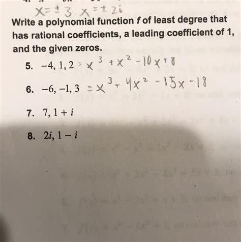 How To Find Leading Coefficient Of Polynomial Function 10692 Hot Sex