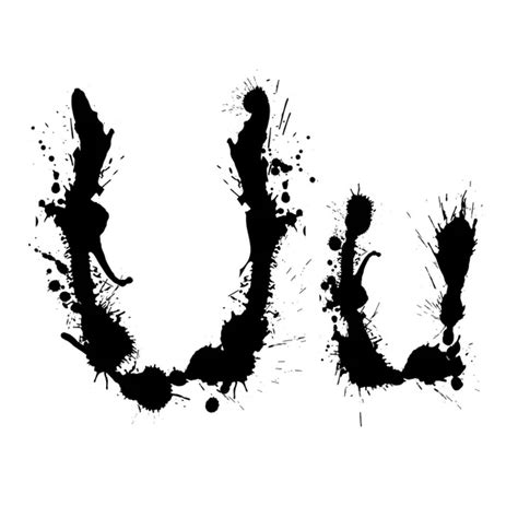 Black Messy Ink Blot Vector Stock Vector By ©lezhepyoka 292287742
