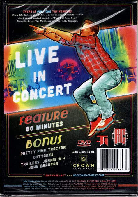 Crown Entertainment Push Pull Point Pow Starring Tim Hawkins Dvd