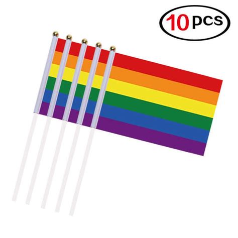 10 Piece Mini Pride Flags