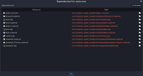 Does Not Work On 32 · Issue 1 · Godot Extended Librariesgodot Realistic Water · Github