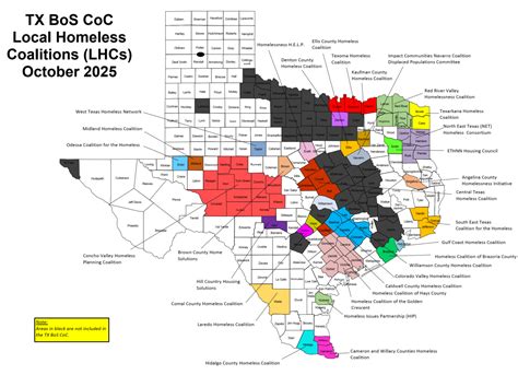 Lhc Map Oct 2025 Texas Homeless Network