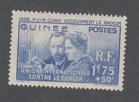 COLONIES FRANÇAISES TIMBRES neufs Pierre et Marie Curie Guinée N