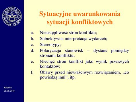 Ppt Konflikt Spo Eczny Przyczyny Dynamika Rozwoju Metody Rozwi Zywania Powerpoint