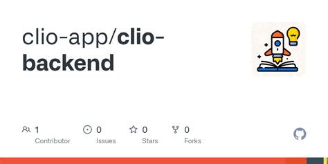Github Clio Appclio Backend