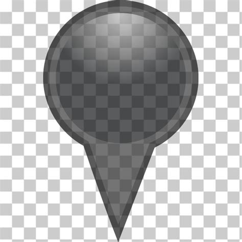 Free Svg Gray Map Marker Nohat Cc