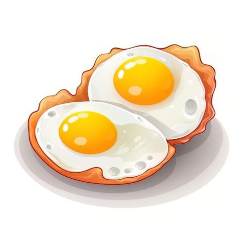 Premium Ai Image Sunny Side Up Eggs Vector