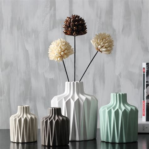 New Creative Ceramic Vase Nordic Style Minimalist Fashion Living Room