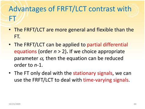 Ppt Introduction Of Fractional Fourier Transform Frft Powerpoint Presentation Id178892
