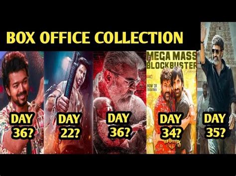 Varisu Day 36 Vs Thunivu Vs Pathan Vs Waltair Veerayya Vs Veera Simha