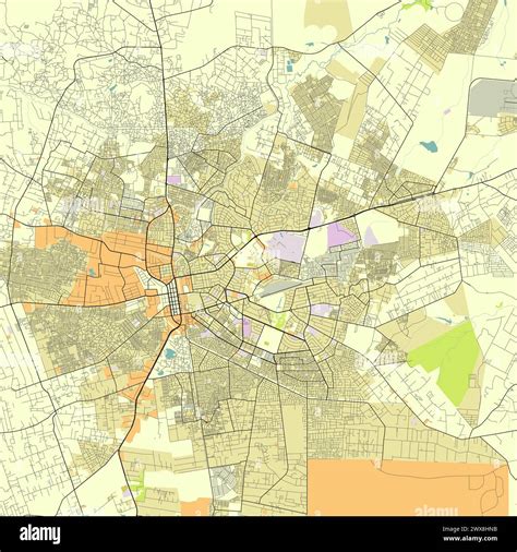 City Map Of Lusaka Zambia Stock Vector Image And Art Alamy