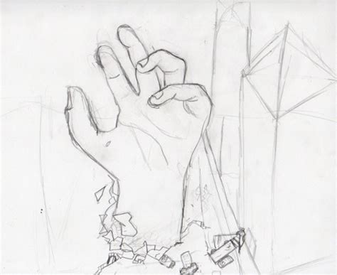 Contour Hand Drawing Art Starts