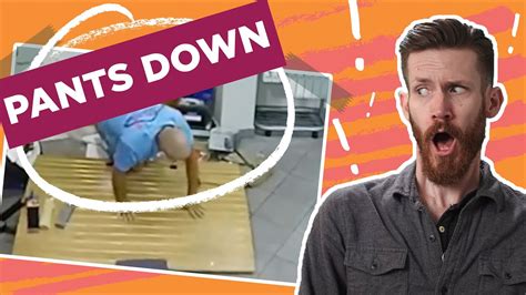 Caught On Video Man Loses Pants While Breaking In Youtube