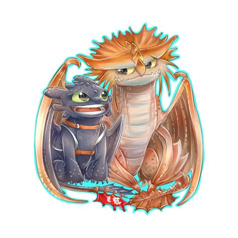Chibi Toothless And Cloudjumper How To Train Your Dragon T Shirt