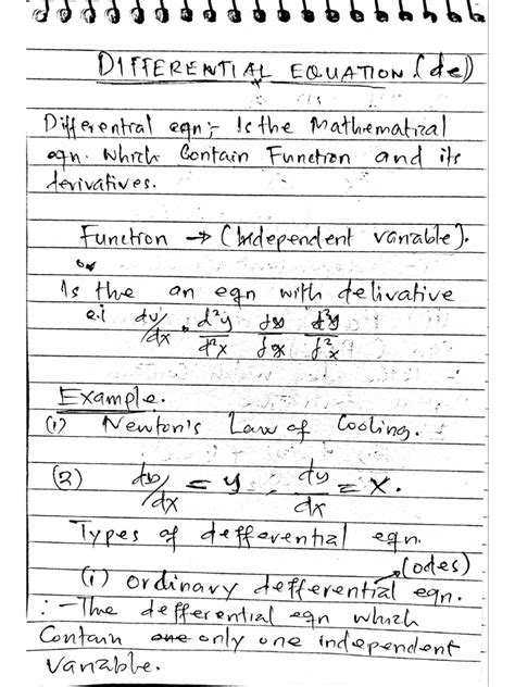 Diff Equation Pdf