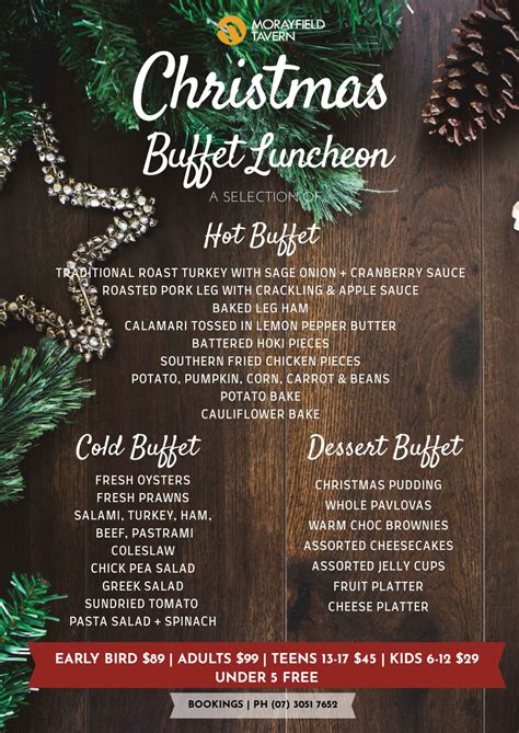 Buffet Menu For Christmas Eve At Donald Edwards Blog