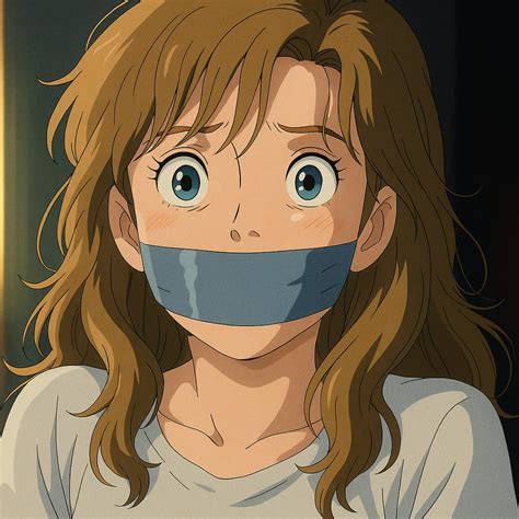 Sonja Walger Tape Gagged Ghibli Style By Ayaknibba On Deviantart