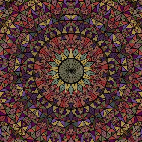 Dynamic Colorful Geometrical Abstract Triangle Mosaic Background Stock Vector Illustration Of