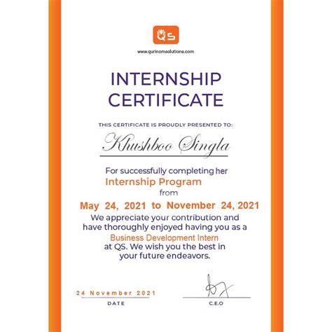 Khushboo Singla On Linkedin Connections Internship