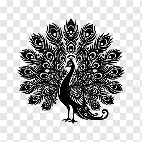 Cute Peacock Silhouette Dance Peacock Silhouette Peacock Silhouette