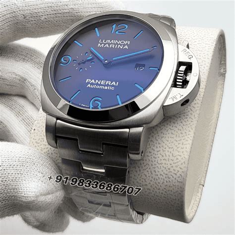 Luminor Panerai Marina Stainless Steel Black Dial High Quality Swiss Automatic First Copy Watch