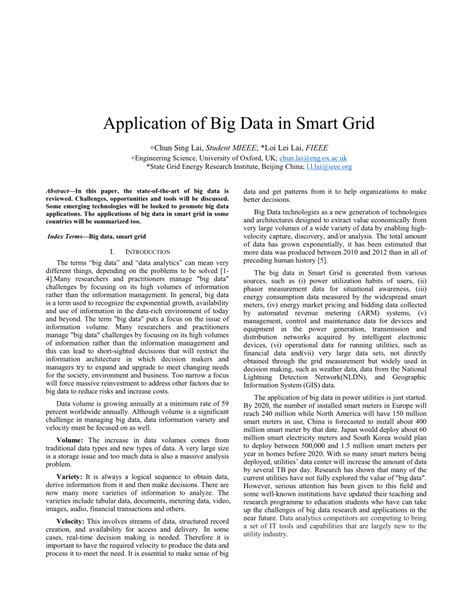 pdf application of big data in smart grid