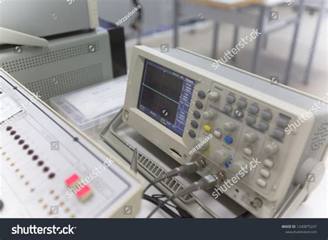 Electrical Engineering Classroom Measuring Devices Laboratory Stock