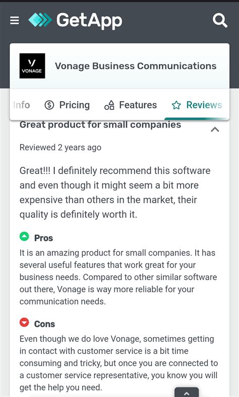 Vonage Business Phone System Reviews What Users Say Us Mobilityarena