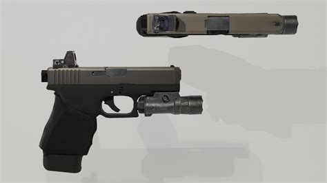 Glock 19 Model Turbosquid 2184871