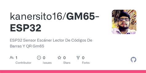 Github Kanersito16gm65 Esp32 Esp32 Sensor Escáner Lector De Códigos