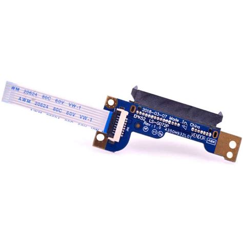 Шлейф Sata HDD SSD для ноутбука HP 15-DA 15-DB 15G-DR 15G-DX 15Q-DS 15