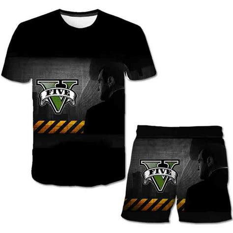 Juego De Verano Para Niños Gta 5 Ropa Deportiva Para Bebés Niñas Y