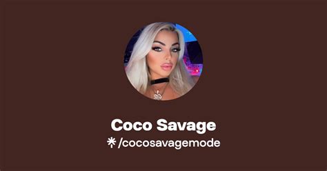 Coco Savage Twitter Instagram Linktree