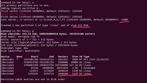 fdisk new disk size ask ubuntu