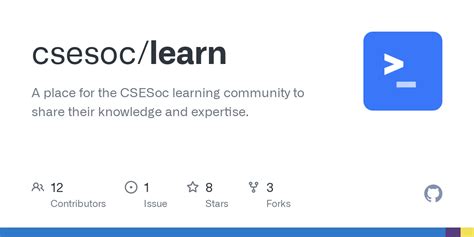 GitHub Csesoc Learn A Place For The CSESoc Learning Community To Share Their Knowledge And